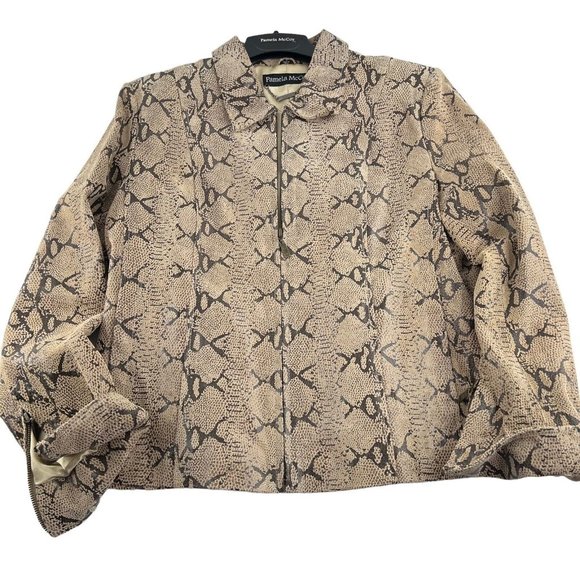 Pamela McCoy | Jackets & Coats | Pamela Mccoy Womens Size Large Leather ...